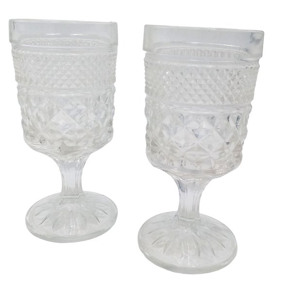 Anchor Hocking | Dining | Vintage Anchor Hocking Wine Drinking Glasses ...